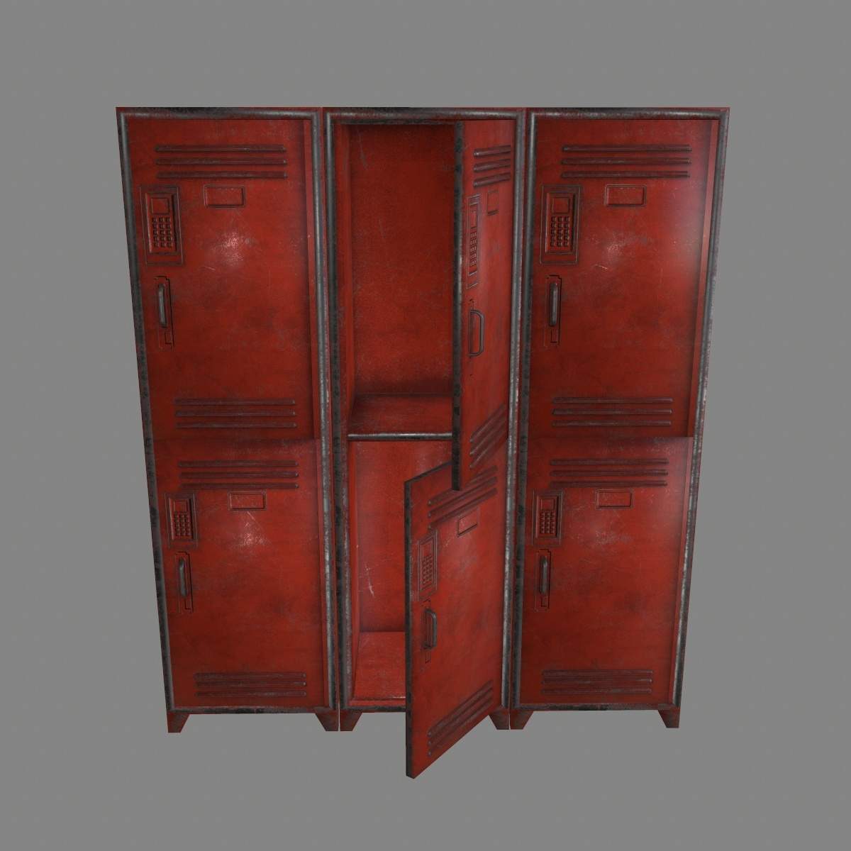 Locker - 3D Model by icekazim
