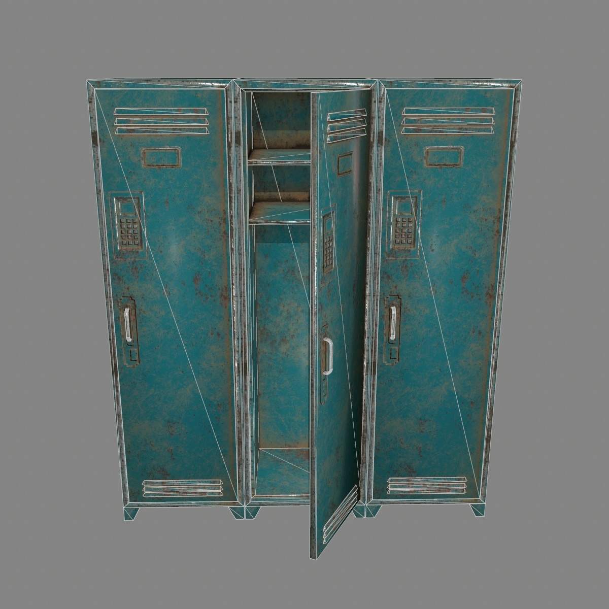 Locker - 3D Model by icekazim
