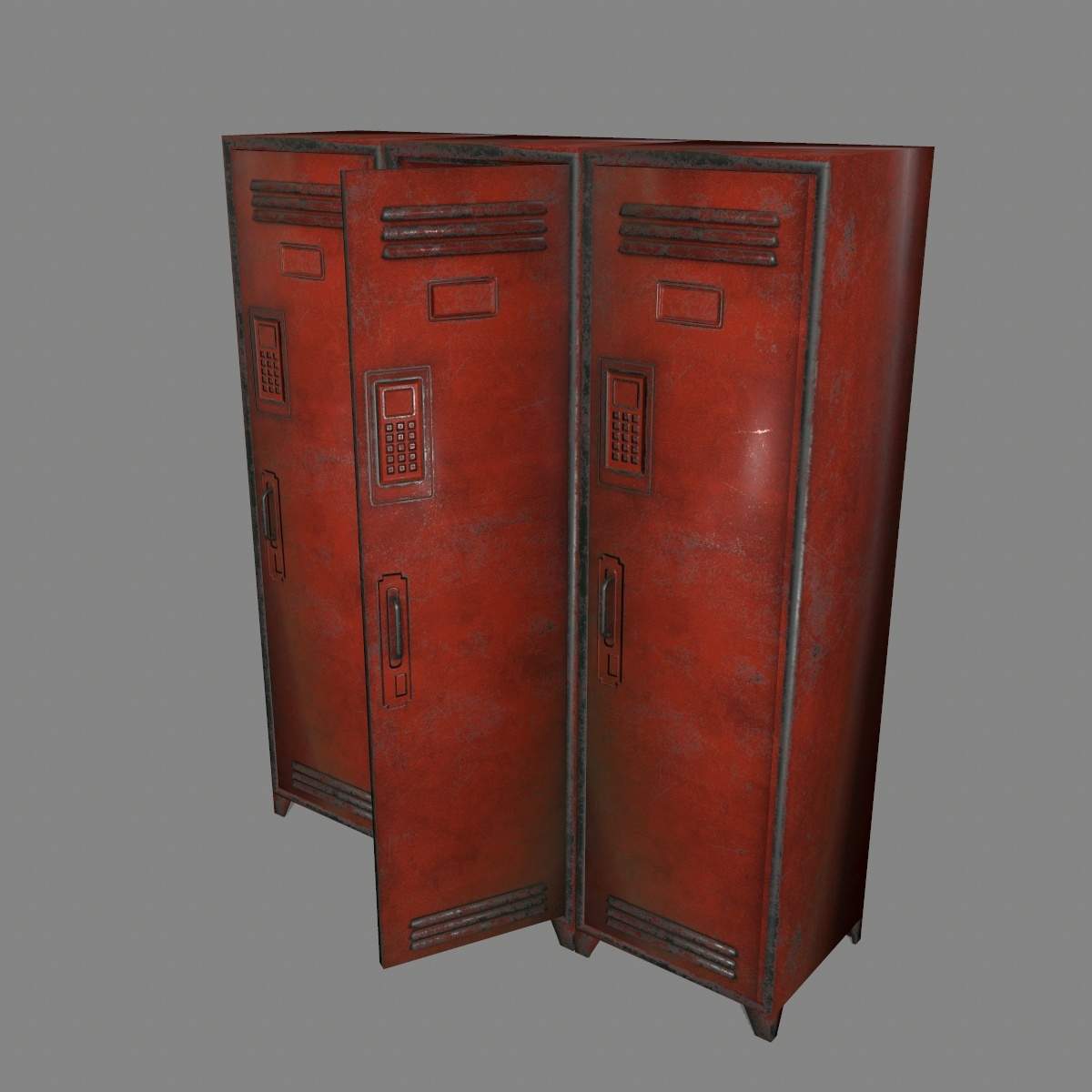 Locker - 3D Model by icekazim