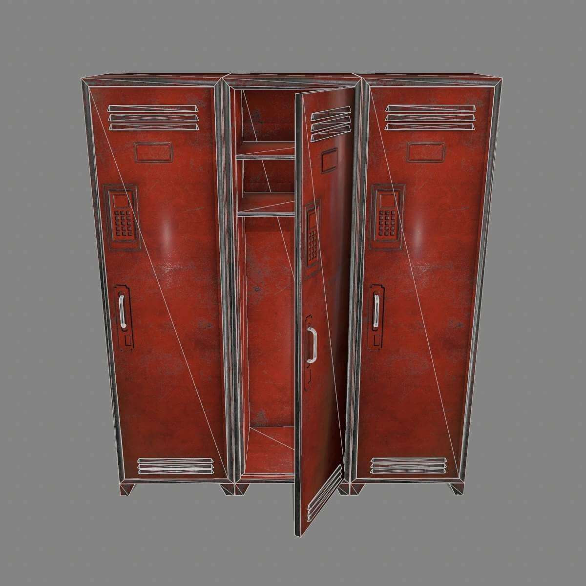 Locker - 3D Model by icekazim