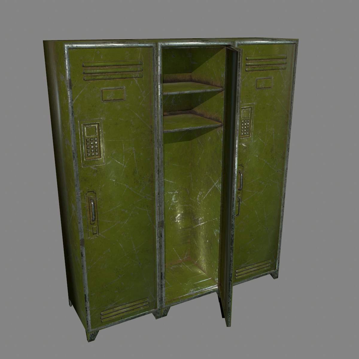 Locker - 3D Model by icekazim