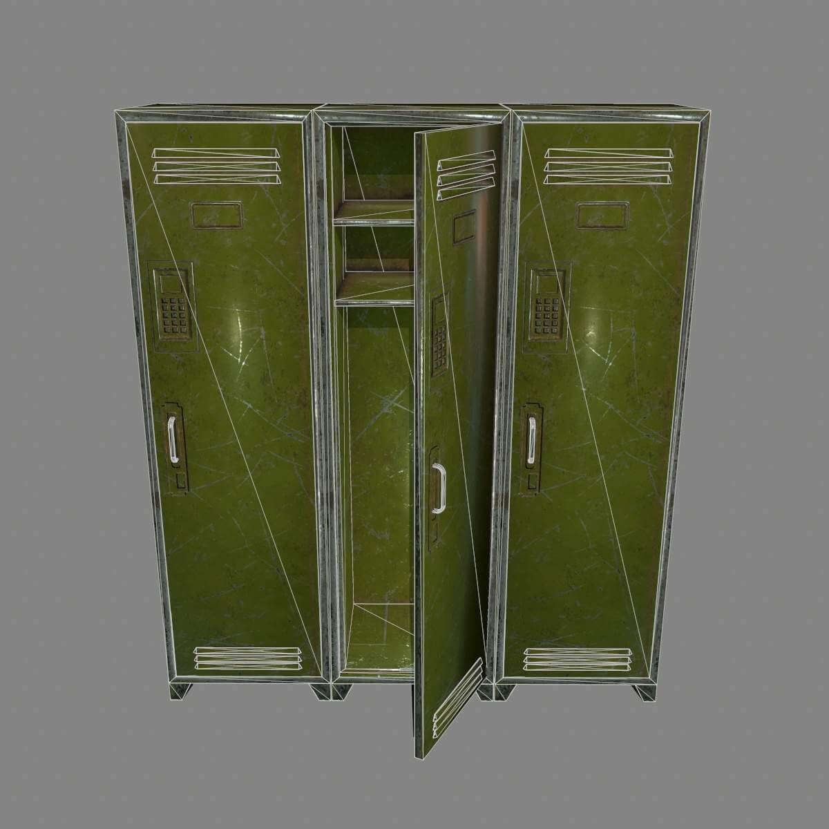 Locker - 3D Model by icekazim