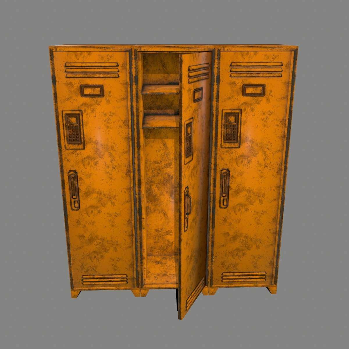 Locker - 3D Model by icekazim