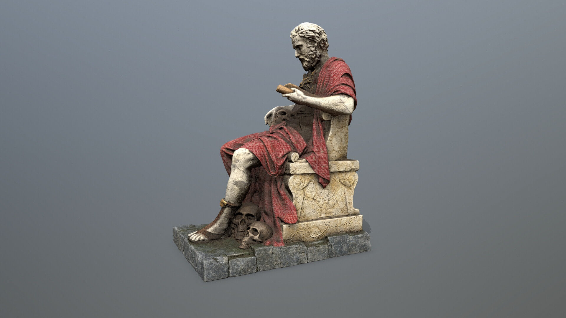 Man Statue 1 - 3D Model by icekazim
