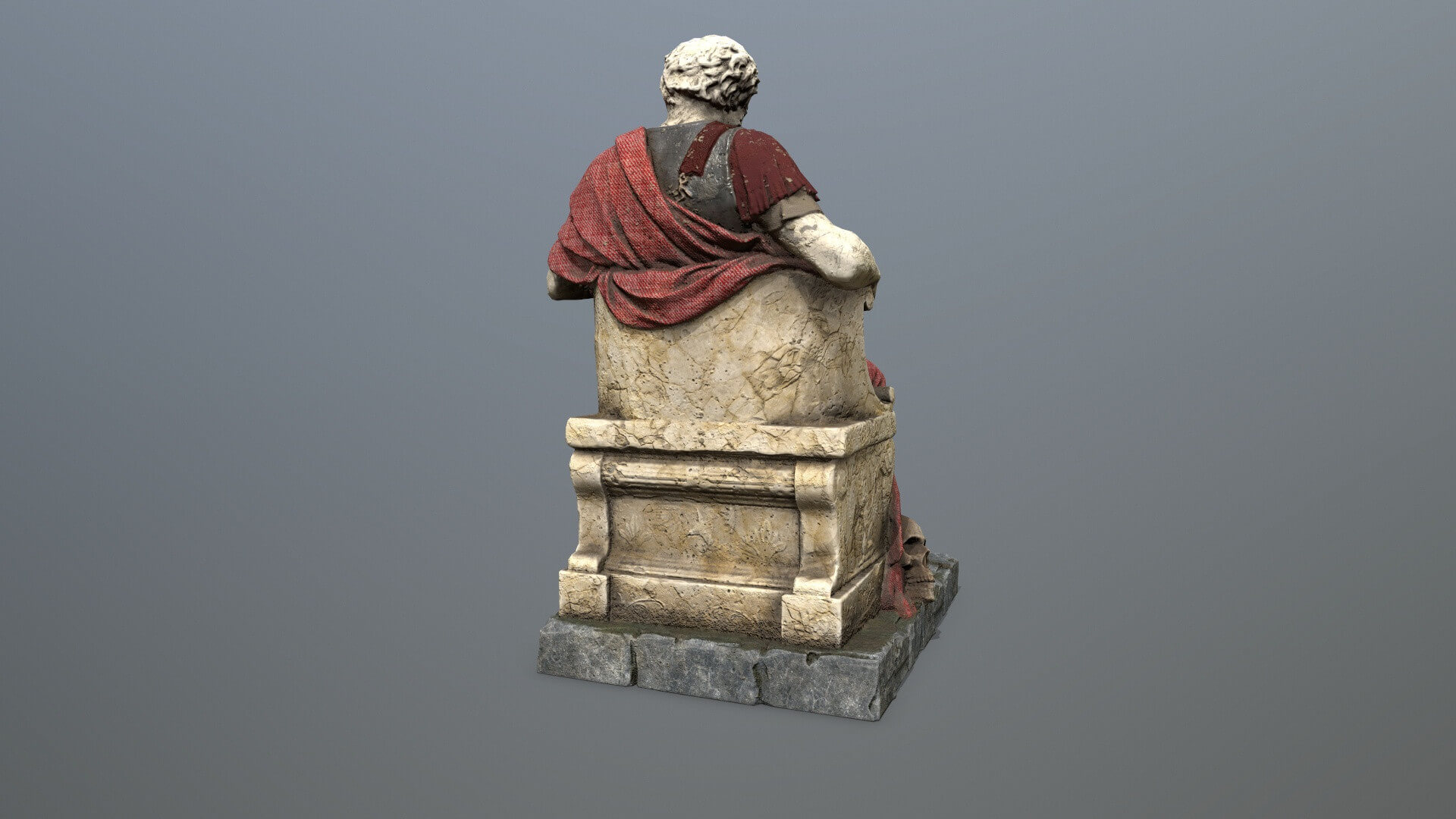 Man Statue 1 - 3D Model by icekazim