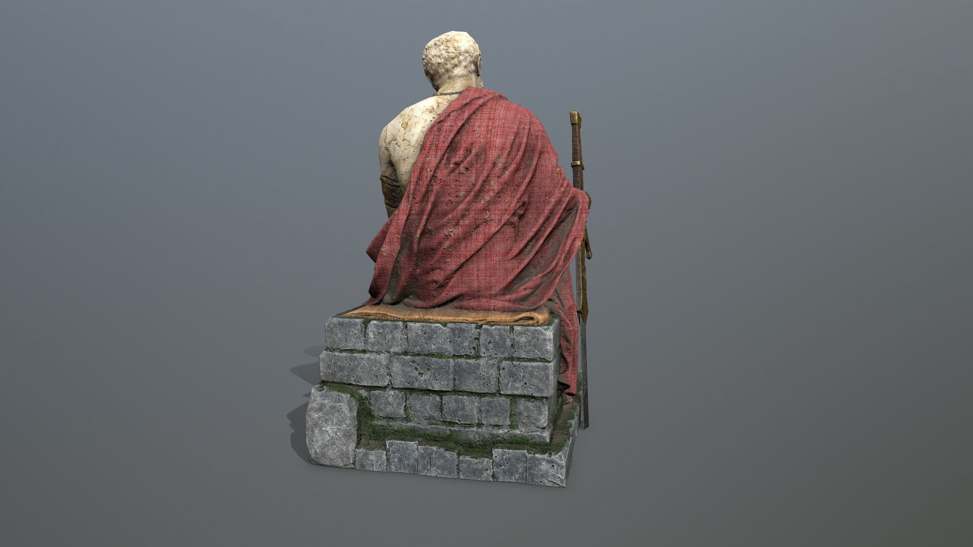 Man Statue 2 - 3D Model by icekazim