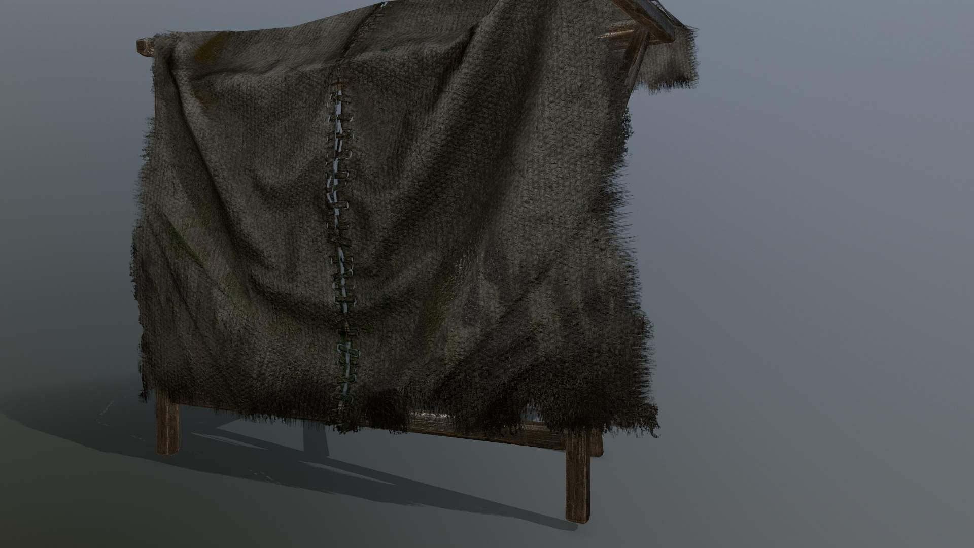 Market Bench - 3D Model by icekazim