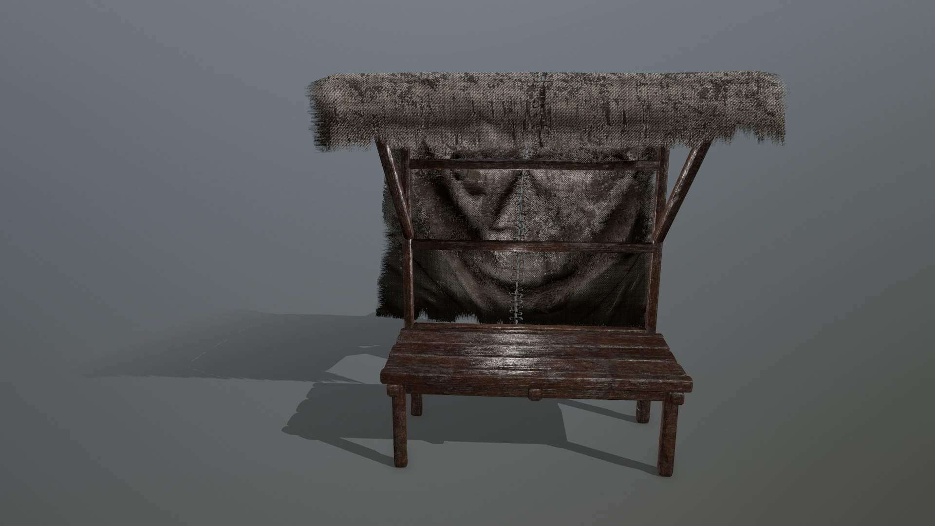 Market Bench - 3D Model by icekazim