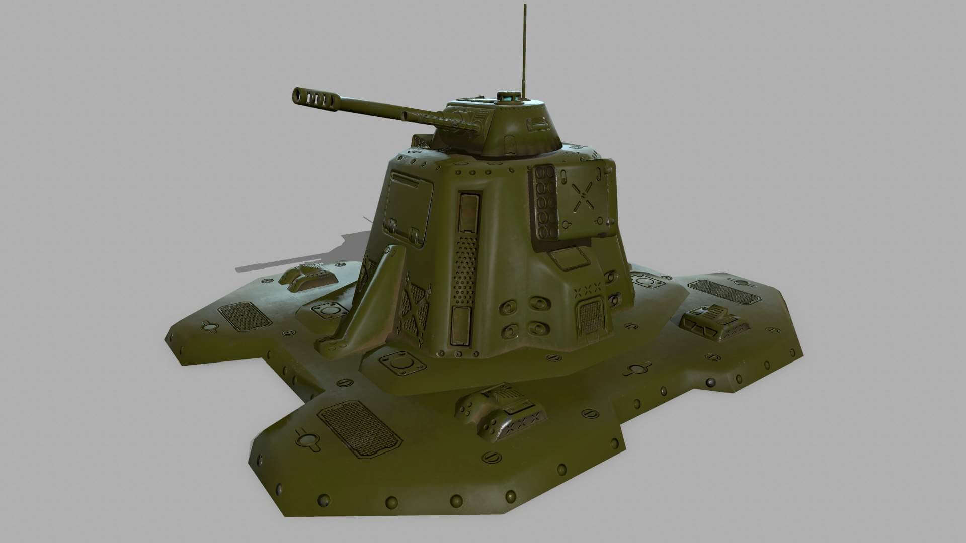 Missile Turret - 3D Model by icekazim