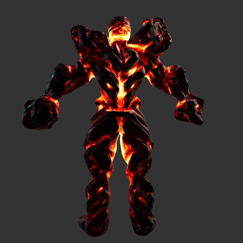 Lava Monster - 3D Model by icekazim
