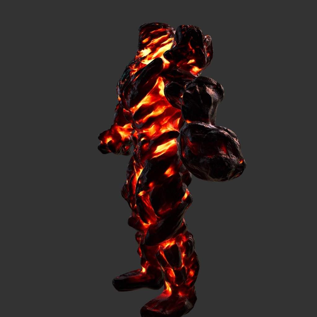 Lava Monster - 3D Model by icekazim