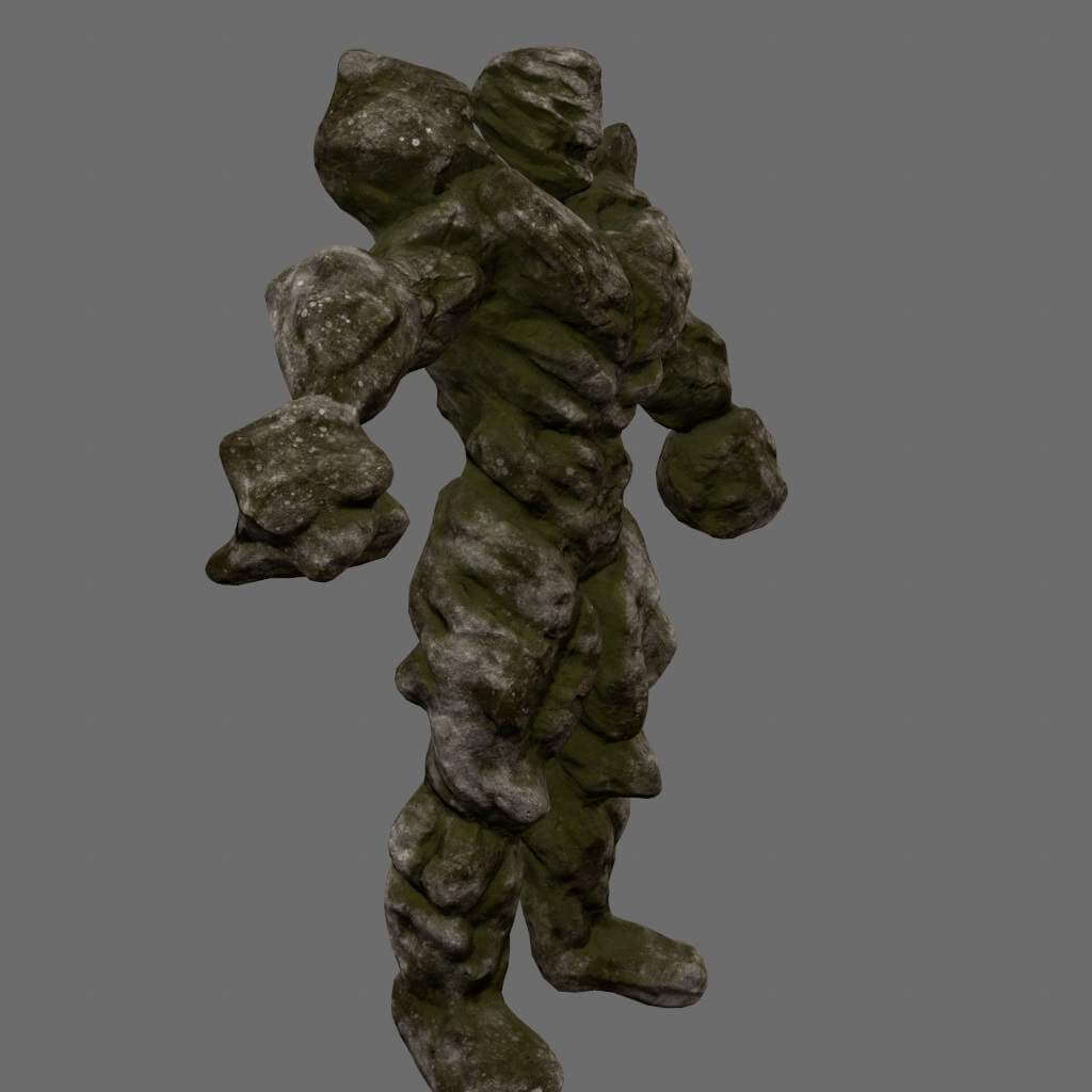 Stone Monster - 3D Model by icekazim