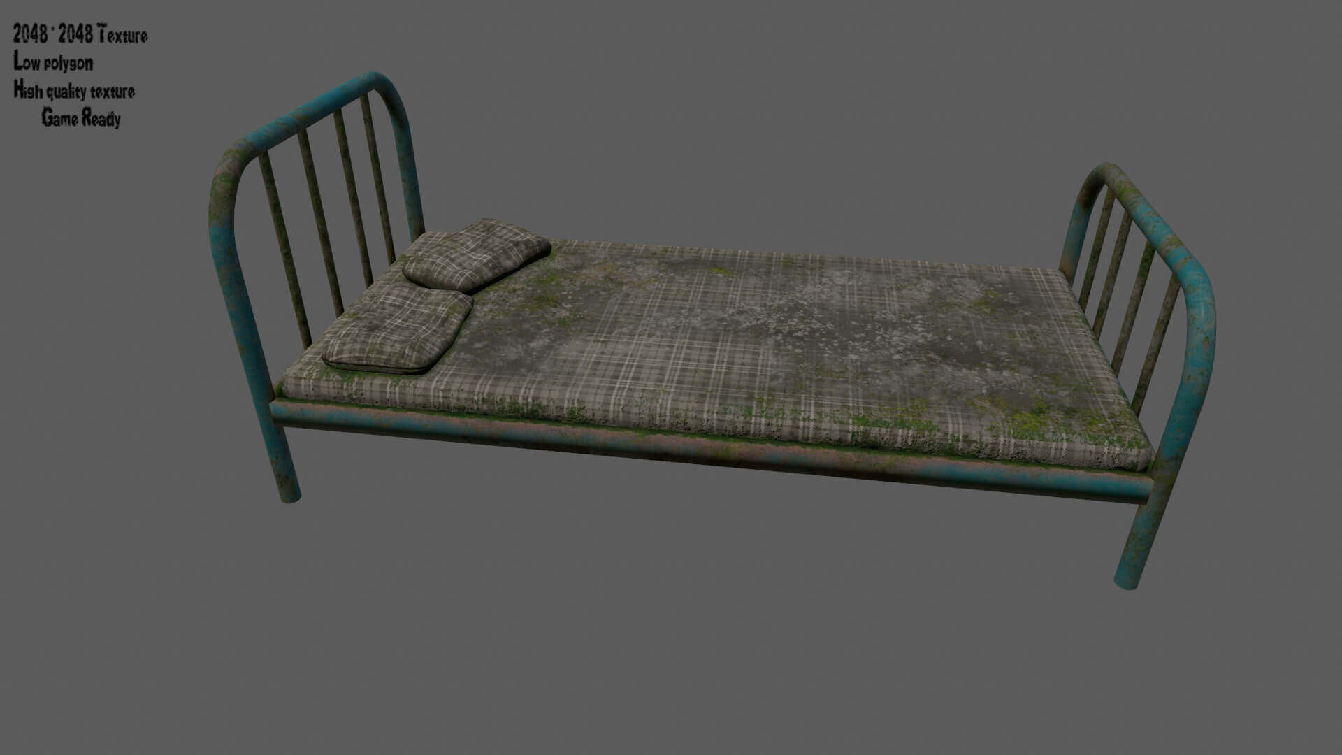 Old Bed - 3D Model by icekazim