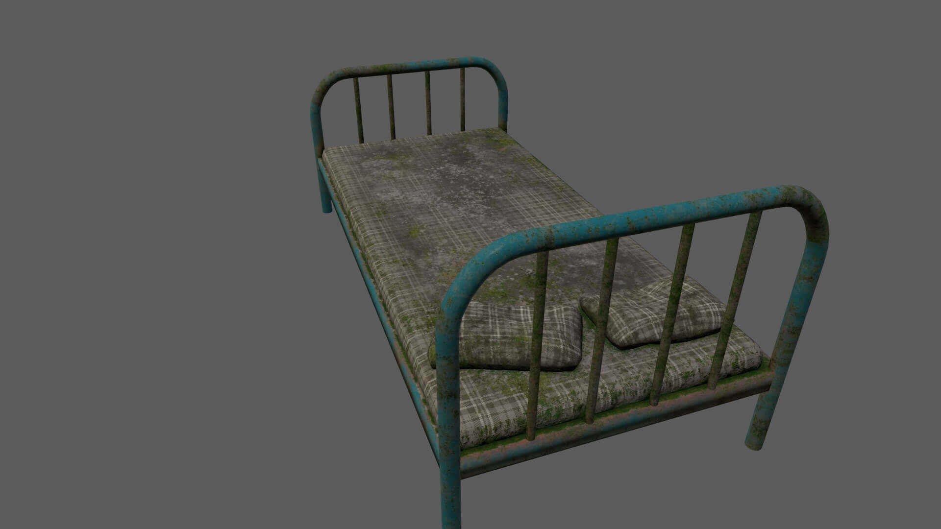 Old Bed - 3D Model by icekazim