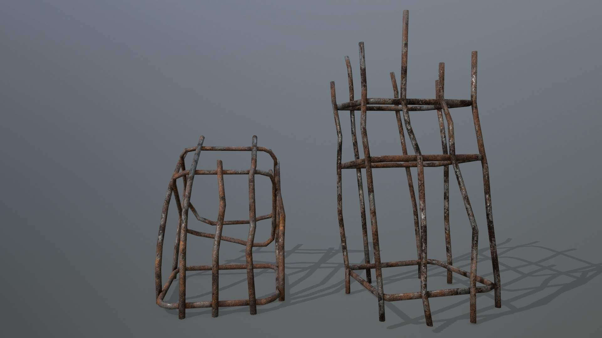 Old Concrete Column - 3D Model by icekazim