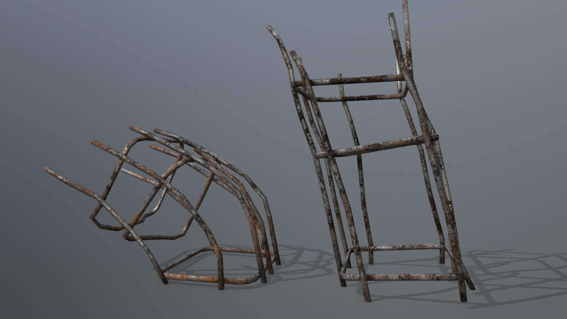 Old Concrete Column - 3D Model by icekazim