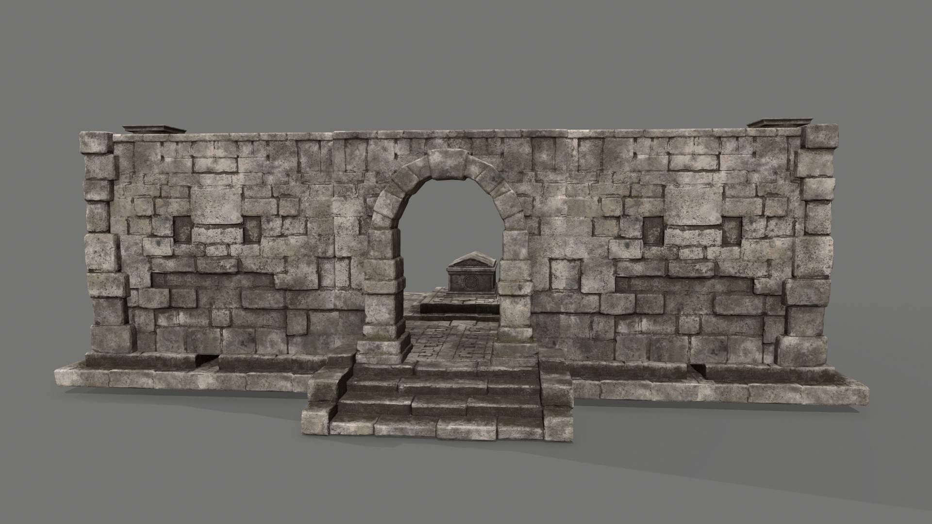 Old Ruin - 3D Model by icekazim