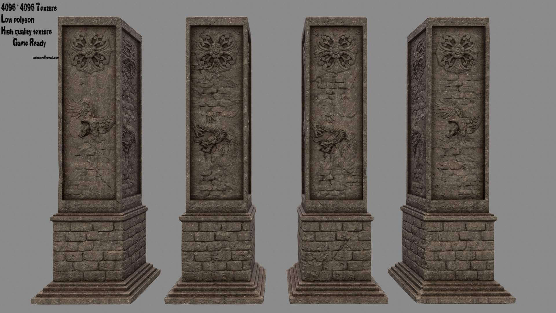 Pillar - 3D Model by icekazim