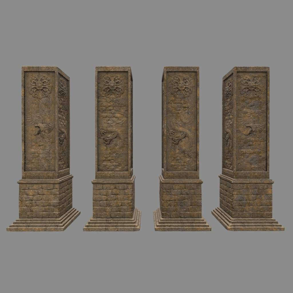Pillar - 3D Model by icekazim