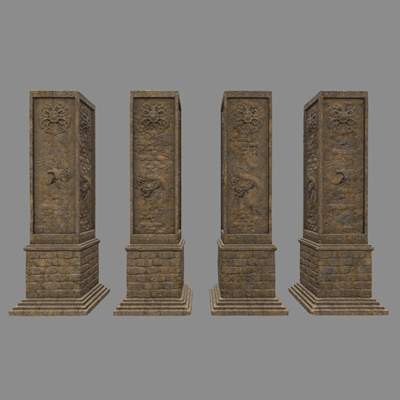 Pillar - 3D Model by icekazim