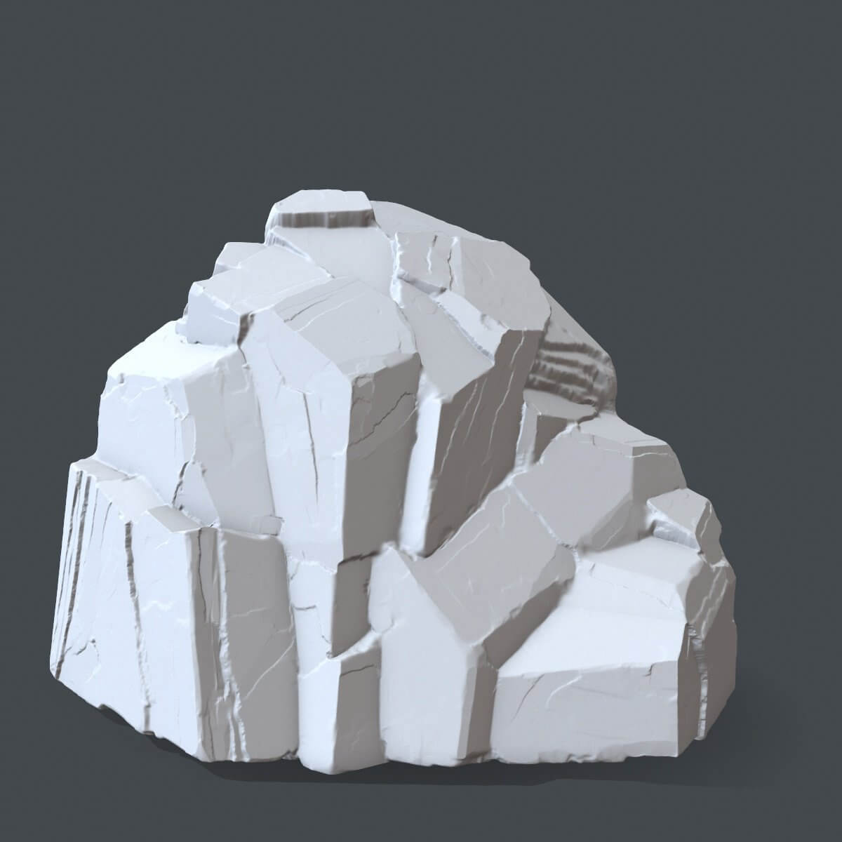 Print Rock 8 - Print Ready 3D Model by icekazim