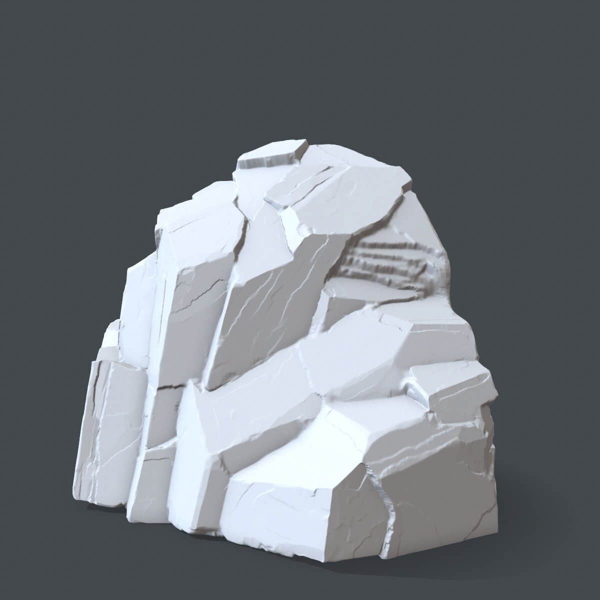Print Rock 8 - Print Ready 3D Model by icekazim