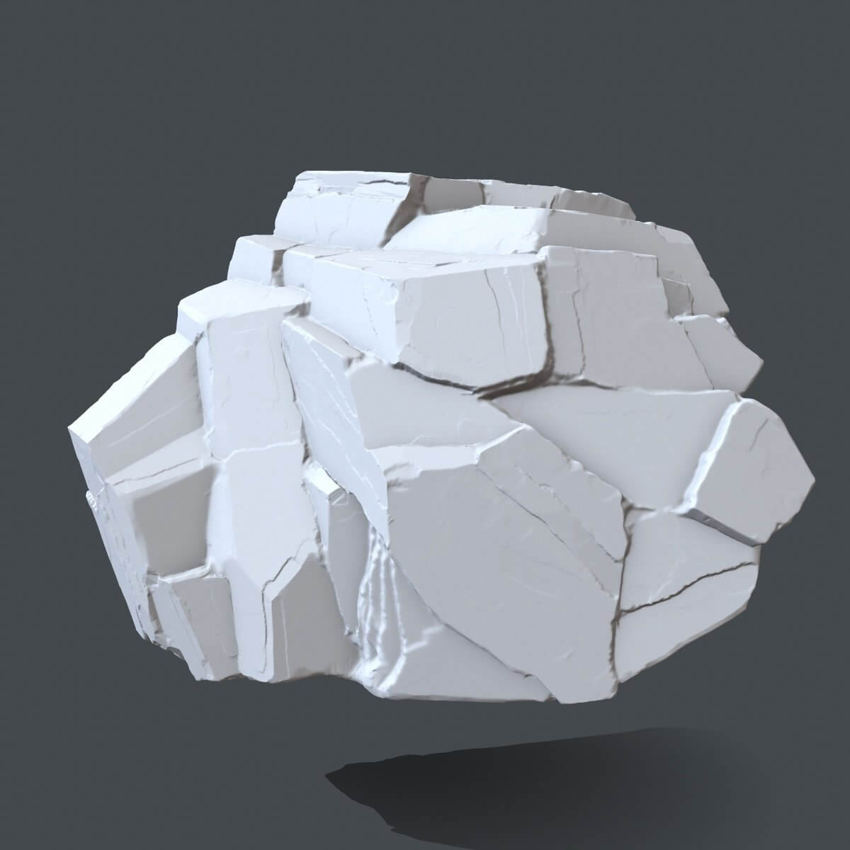 Print Rock 8 - Print Ready 3D Model by icekazim