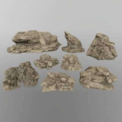Rocks - Free 3D Model by 3dstudio