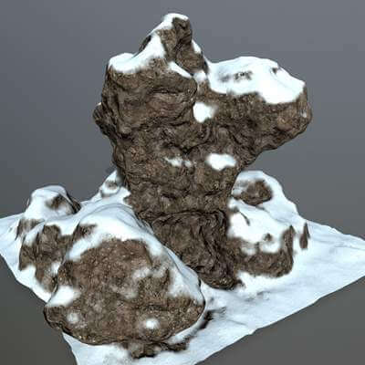 Rock - 3D Model by icekazim