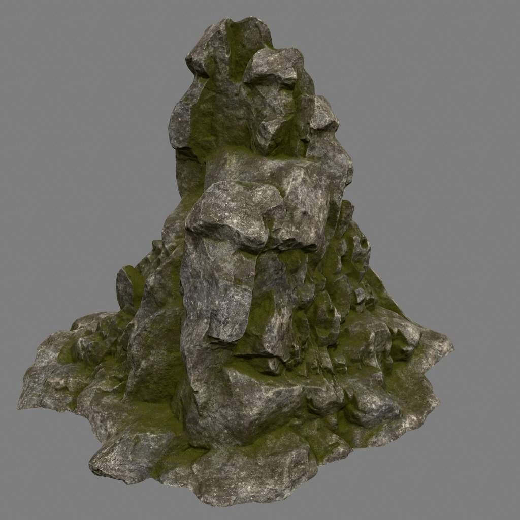 Rock - 3D Model by icekazim