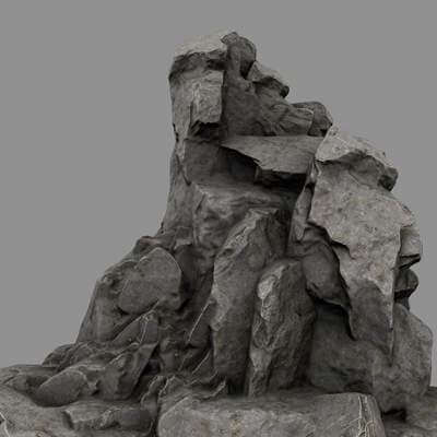 Rock - 3D Model by icekazim