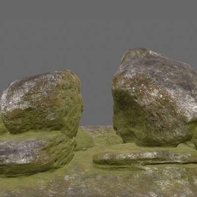 Rock - 3D Model by icekazim