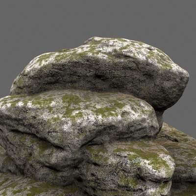 Rock - 3D Model by icekazim