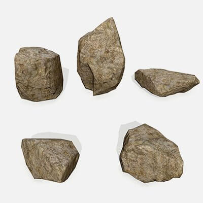Rocks 2 - 3D Model by icekazim