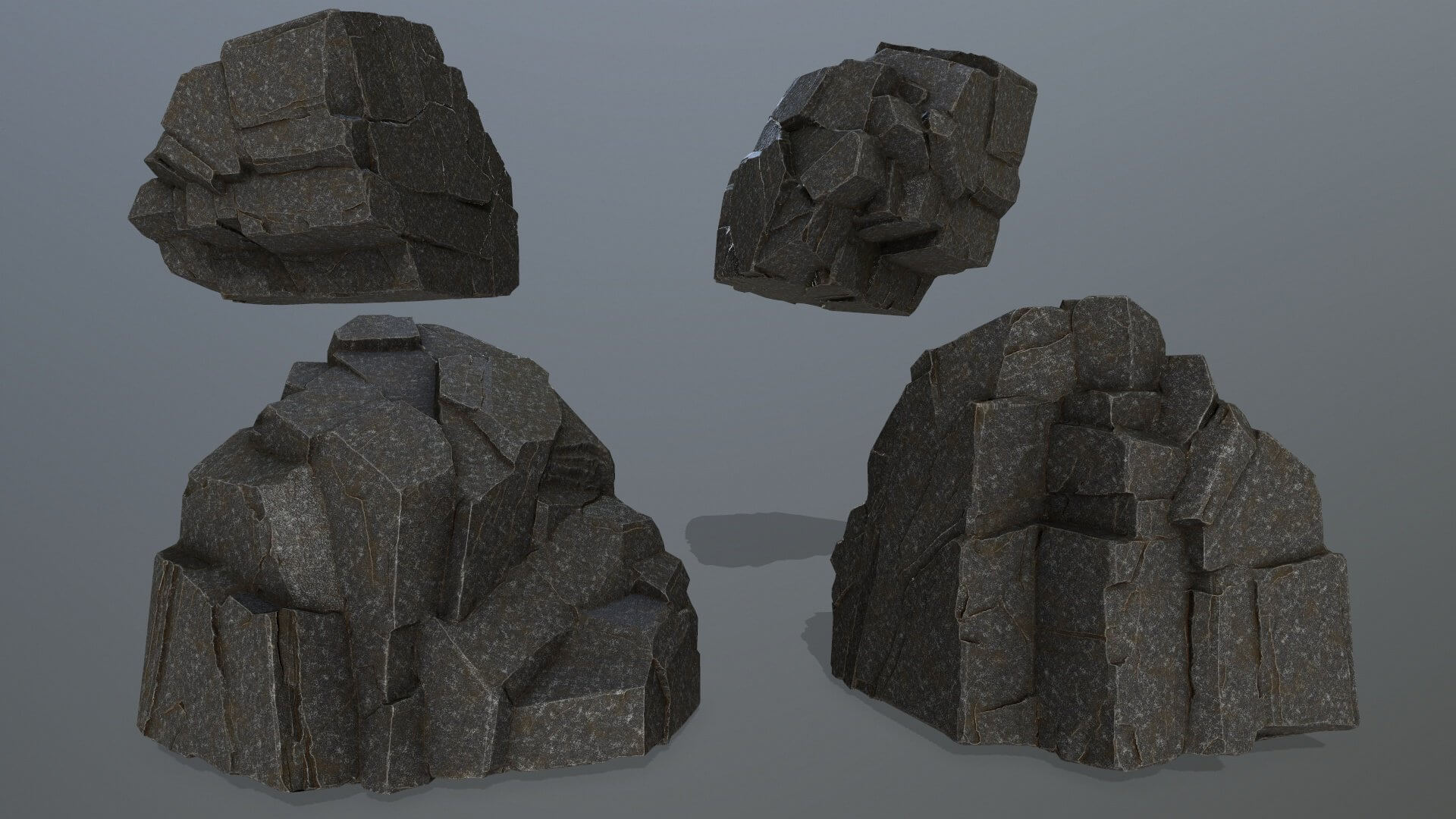 Rocks 5 - 3D Model by icekazim