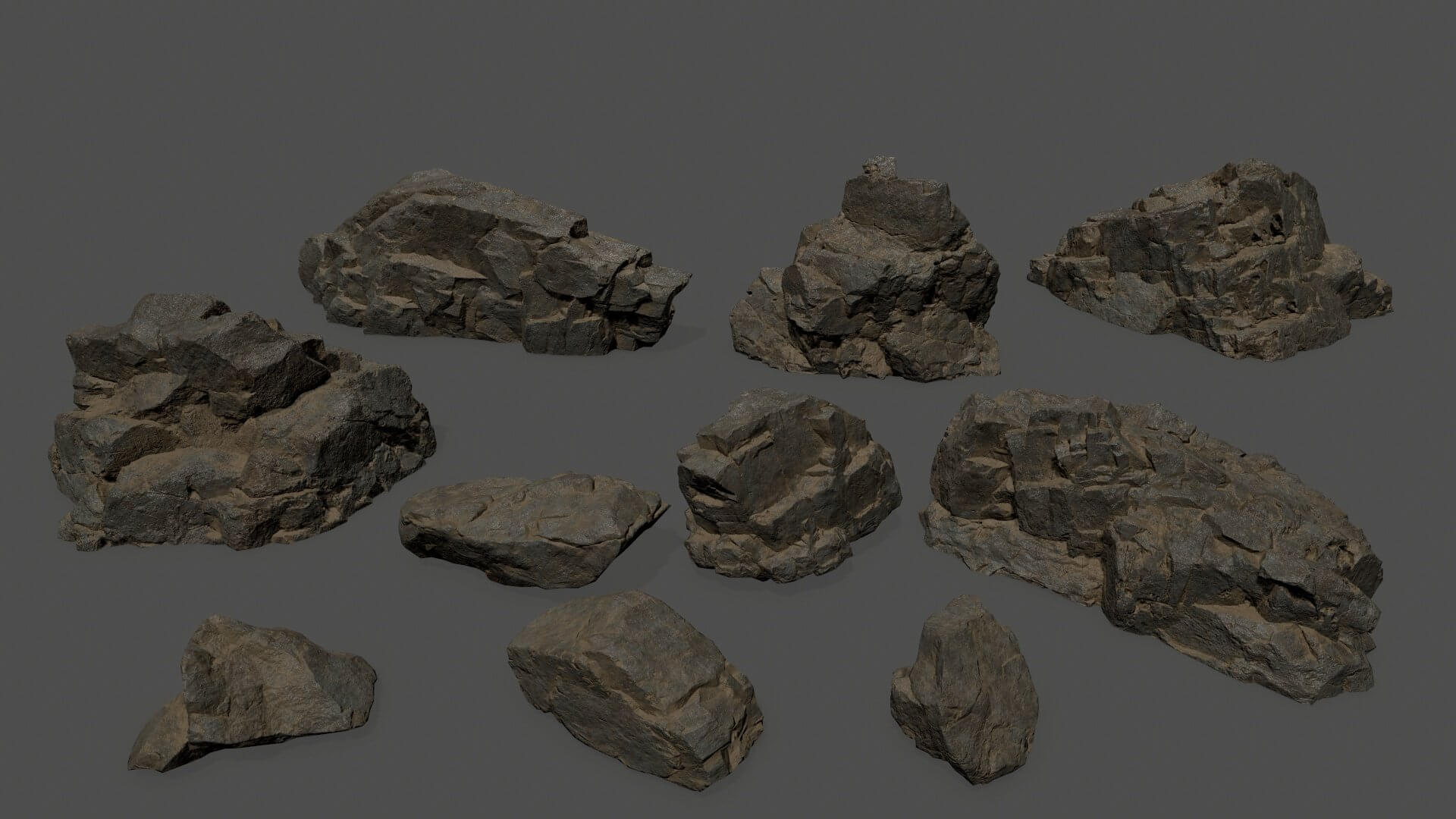 Rocks - 3D Model by icekazim