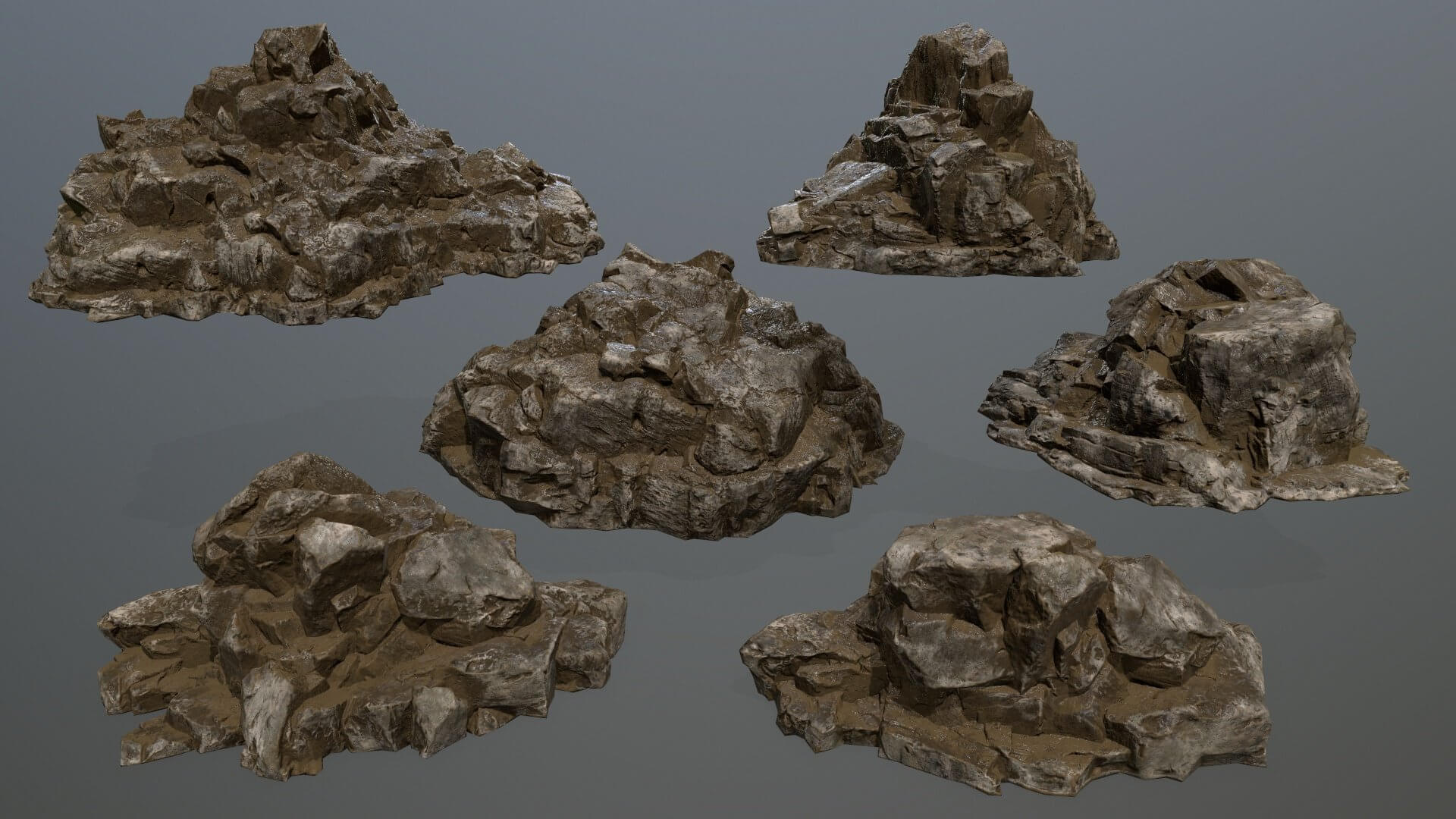Rocks - 3D Model by icekazim