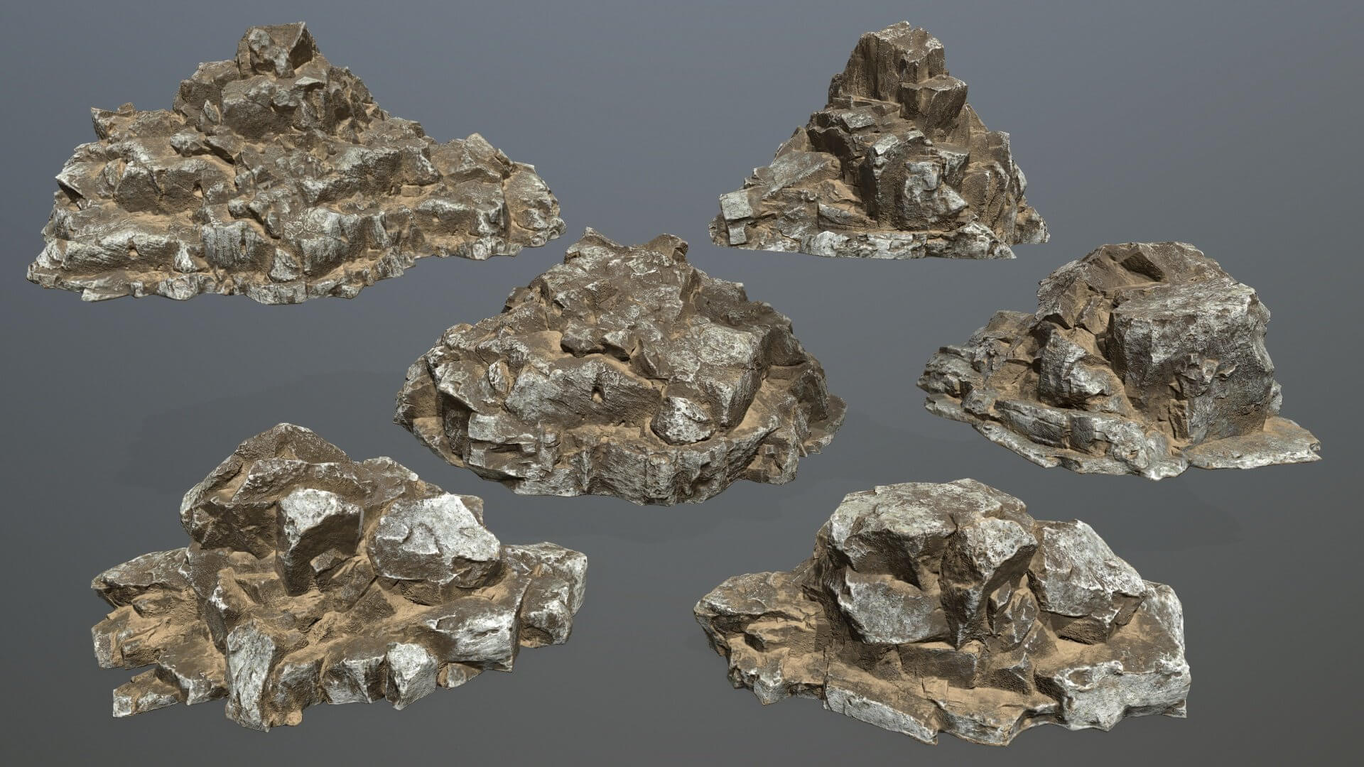 Rocks - 3D Model by icekazim