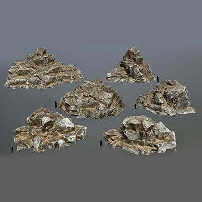 Rocks - 3D Model by icekazim