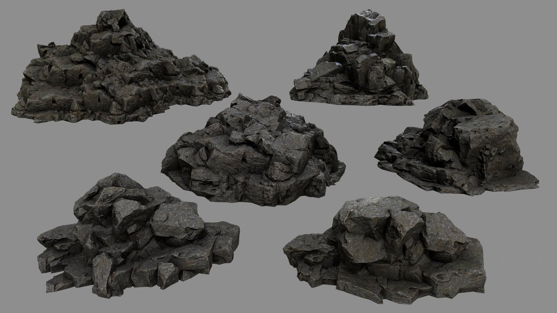 Rocks - 3D Model by icekazim