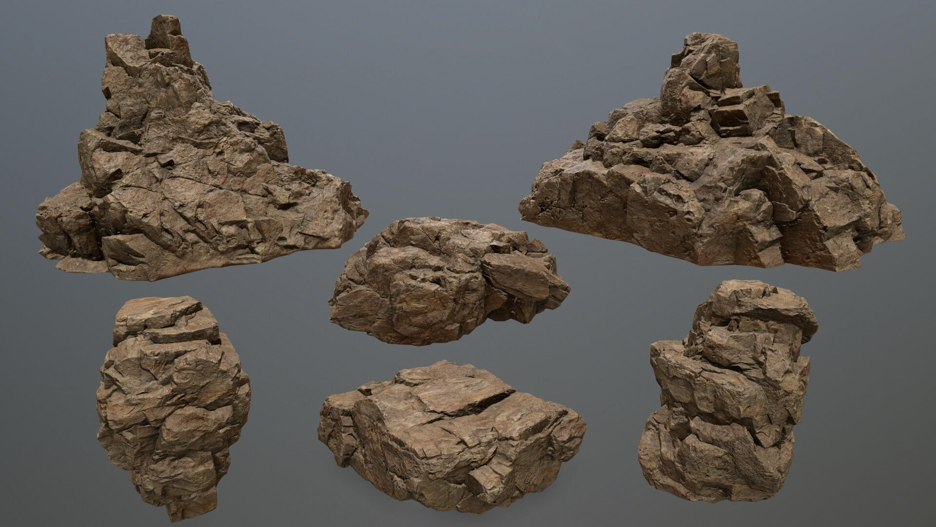 Rocks - 3D Model by icekazim
