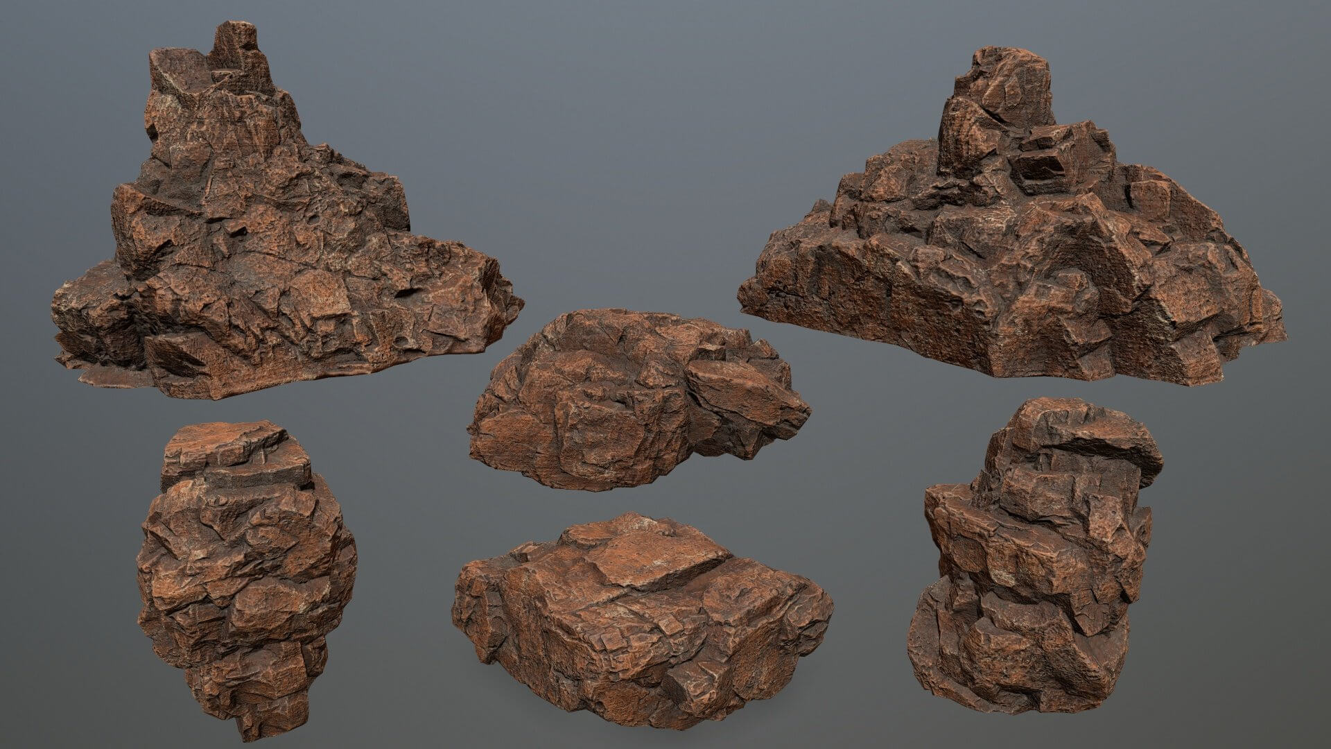 Rocks - 3D Model by icekazim