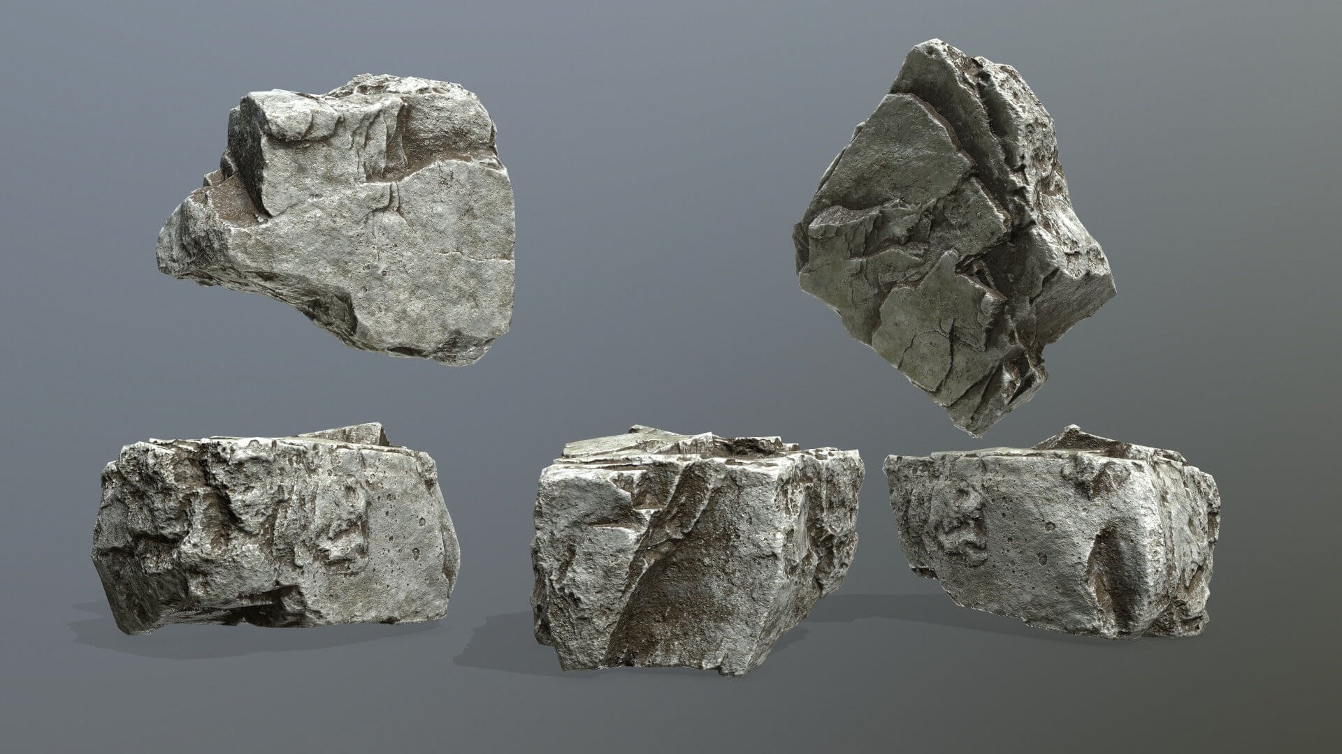 Rocks - 3D Model by icekazim