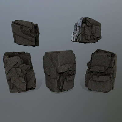 Rocks - 3D Model by icekazim