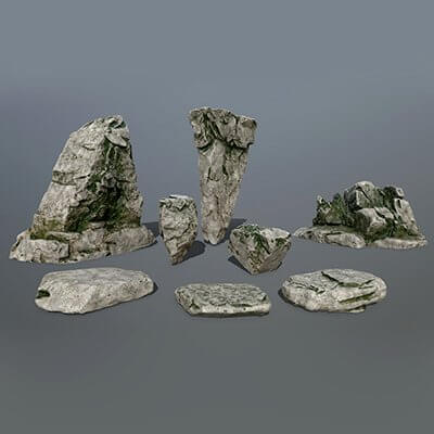 Rocks - 3D Model by icekazim