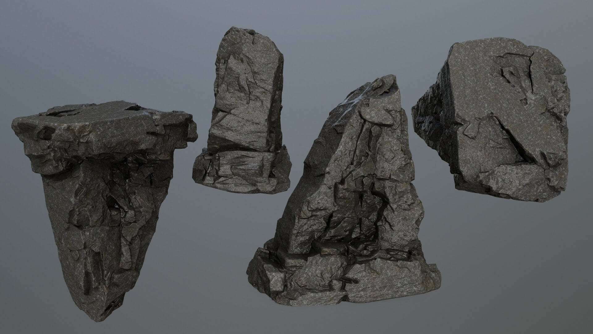 Rocks - 3D Model by icekazim