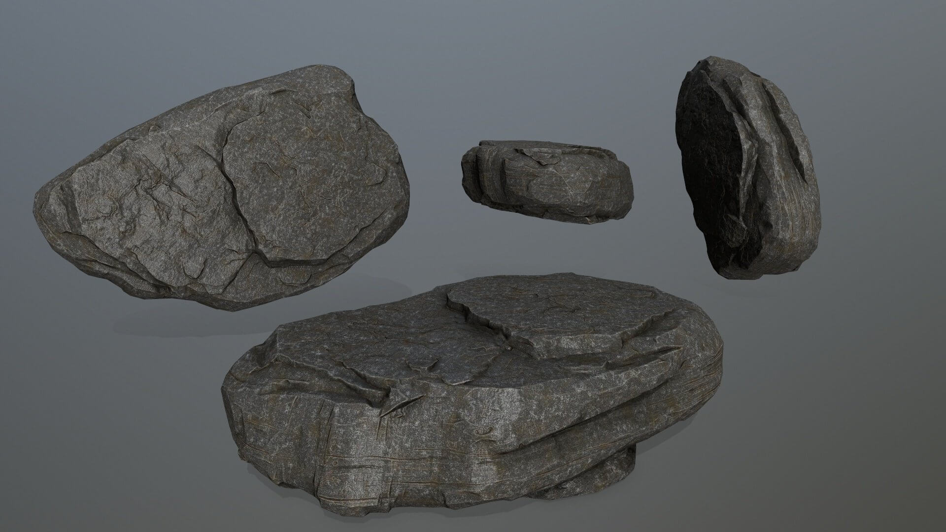 Rocks - 3D Model by icekazim