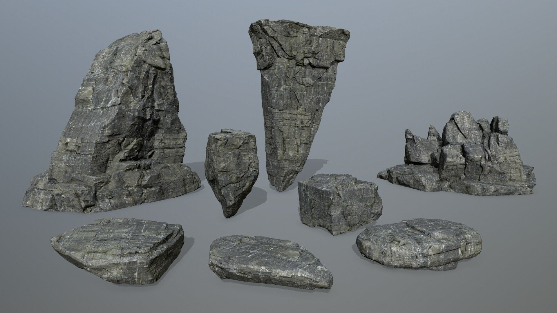 Rocks - 3D Model by icekazim