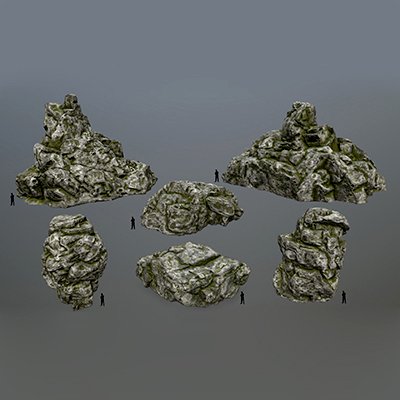 Rocks - 3D Model by icekazim