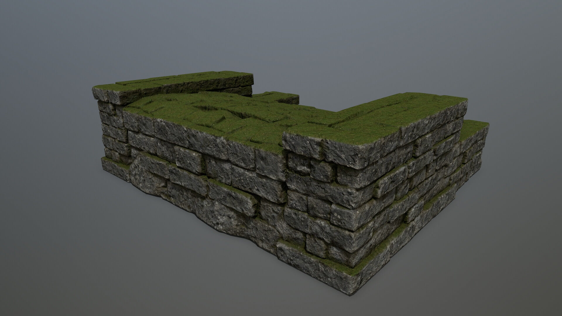 Ruin Stairs 2 - 3D Model by icekazim